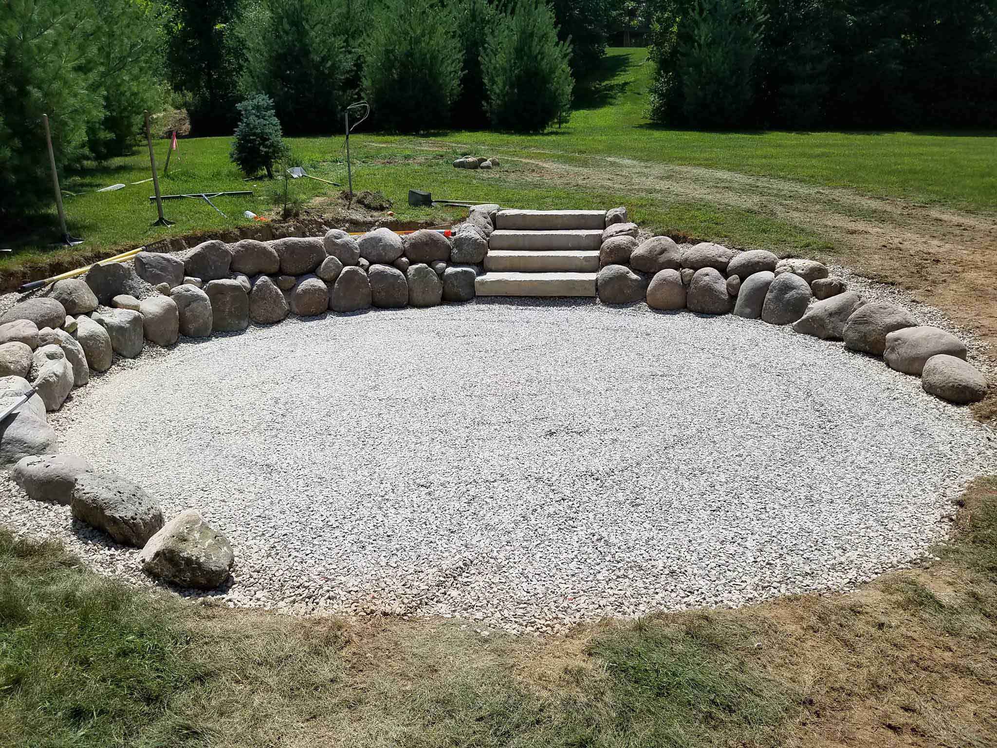 Neosho Mill Pond Circular Fire Pit | Extreme Green Lawn & Landscape